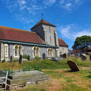 The Village Pond and the Elms in the village of Our beautiful Wall Art ...