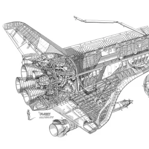 Nasa Space Shuttle Cutaway