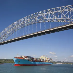 Photographic Print of Panama, Panama city, Bridge of the Americas