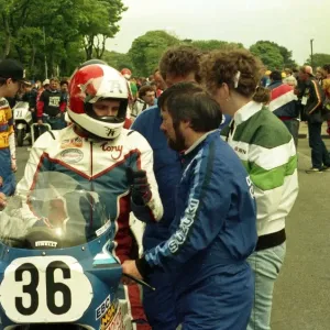 Tony Rutter (Yamaha) 1984 Senior TT available as Framed Prints, Photos ...