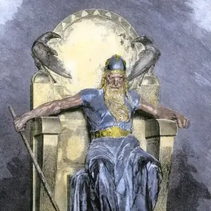 Odin Enthroned Our beautiful Wall Art and Photo Gifts include Framed ...
