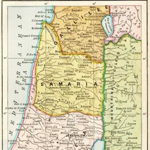 Antique Map Biblical Palestine Our beautiful Wall Art and Photo Gifts ...