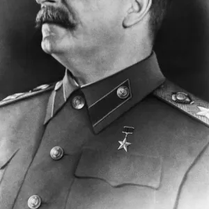 Stalin. circa 1930: Soviet statesman and Premier Joseph