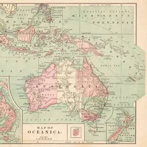 Map of Australia 1877 Our beautiful Wall Art and Photo Gifts include ...