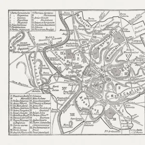 Map of ancient Rome Our beautiful Wall Art and Photo Gifts include ...