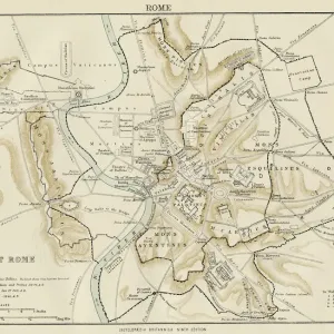 Map of ancient Rome Our beautiful Wall Art and Photo Gifts include ...