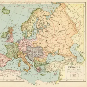 Map of Europe 1888 Our beautiful Wall Art and Photo Gifts include ...