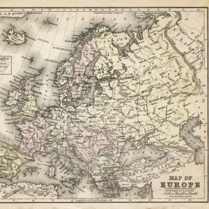Map of Europe 1889 Our beautiful Wall Art and Photo Gifts include ...