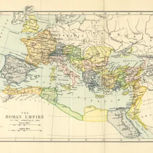 Map of Roman Empire in the Apostolic Age Our beautiful Wall Art and ...