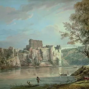 Canvas Print of Landscape with a Castle, 1808 (oil on canvas)