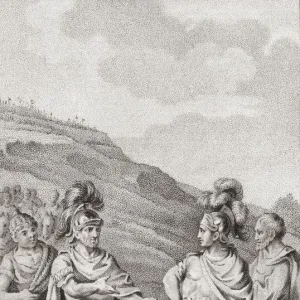 Map of the Turkish attack on the Suez Canal, Egypt #19175269