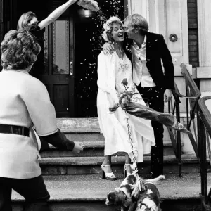 Actress Stephanie Beacham marries actor John McEnery at