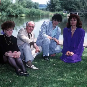 Poster Print of George Cole Actor with wife Penny