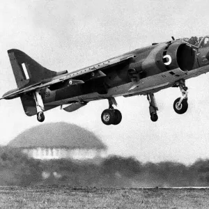 RAF Hawker Siddeley Harrier GR3 Harrier Jump Jet Our beautiful Wall Art ...