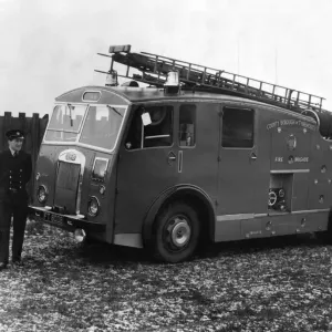 Fire engines rush out of Pilgrim Street fire station in #21314416