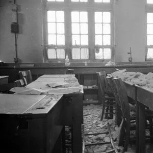 Greetings Card of V2 Rocket incident at Tottenham Grammar School