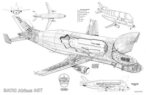 Business Aircraft Cutaways Prints