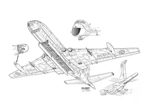 Military Aviation 1946-Present Cutaways Prints
