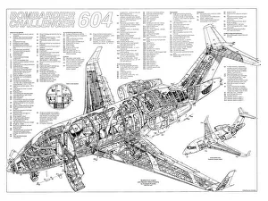 Cutaway Posters (Aircraft Posters, Posters) Collection