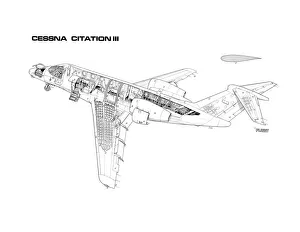 Business Aircraft Cutaways Prints