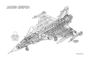 Military Aviation 1946-Present Cutaways Prints