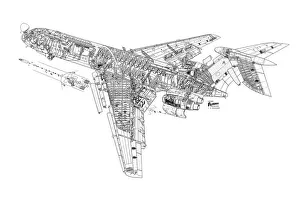 Civil Aviation 1949-Present Cutaways Prints
