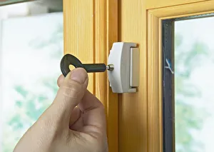 Locking casement window lock with the key Our beautiful Wall Art and Photo Gifts include Framed Prints Photo Prints Poster Prints Canvas Prints Jigsaw Puzzles Metal Prints and so much more