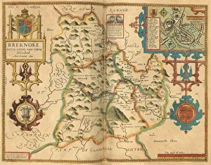 Maps of Wales Prints