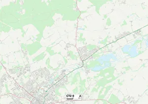 CT - Canterbury (Postcode Sector Maps) (Map Marketing)