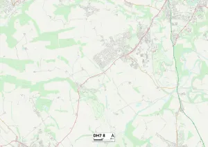 DH - Durham (Postcode Sector Maps) (Map Marketing)