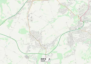 DH - Durham (Postcode Sector Maps) (Map Marketing)