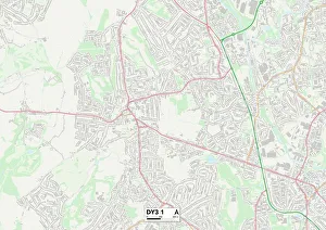 DY - Dudley (Postcode Sector Maps) (Map Marketing)
