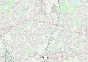 DY - Dudley (Postcode Sector Maps) (Map Marketing)