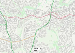 DY - Dudley (Postcode Sector Maps) (Map Marketing)
