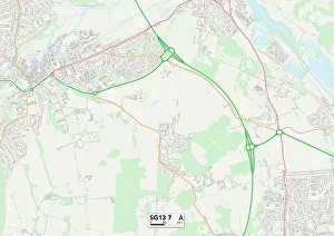SG - Stevenage (Postcode Sector Maps) (Map Marketing)