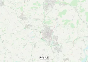 NN - Northampton (Postcode Sector Maps) (Map Marketing)