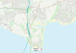 KY - Kirkcaldy (Postcode Sector Maps) (Map Marketing)