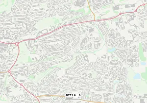 KY - Kirkcaldy (Postcode Sector Maps) (Map Marketing)