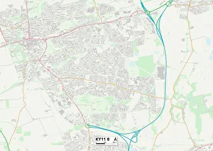 KY - Kirkcaldy (Postcode Sector Maps) (Map Marketing)