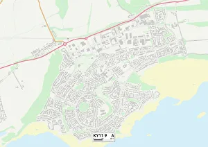 KY - Kirkcaldy (Postcode Sector Maps) (Map Marketing)