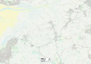 PR - Preston (Postcode Sector Maps) (Map Marketing)