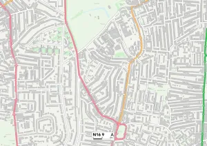 N - London N (Postcode Sector Maps) (Map Marketing)