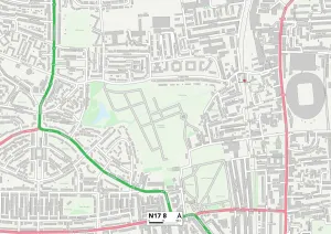 N - London N (Postcode Sector Maps) (Map Marketing)