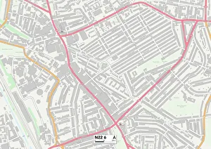 N - London N (Postcode Sector Maps) (Map Marketing)