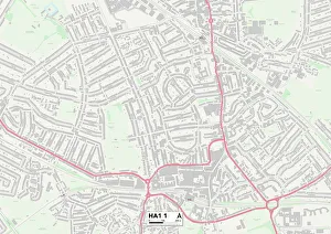 HA - Harrow (Postcode Sector Maps) (Map Marketing)