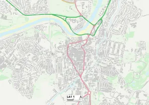 LA - Lancaster (Postcode Sector Maps) (Map Marketing)