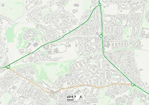 LS - Leeds (Postcode Sector Maps) (Map Marketing) Our beautiful Wall ...