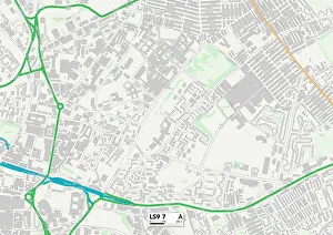 LS - Leeds (Postcode Sector Maps) (Map Marketing) Our beautiful Wall ...