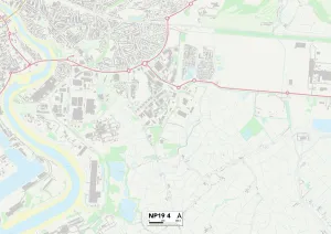 NP - Newport (Postcode Sector Maps) (Map Marketing)