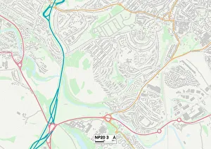 NP - Newport (Postcode Sector Maps) (Map Marketing)